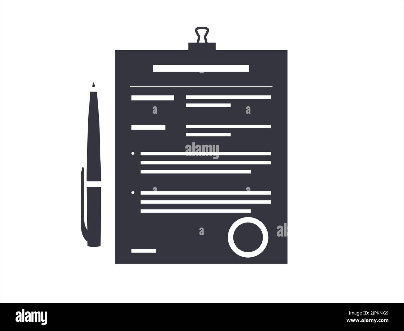 Documents contractuels. Document avec tampon d'approbation. Dossier ...