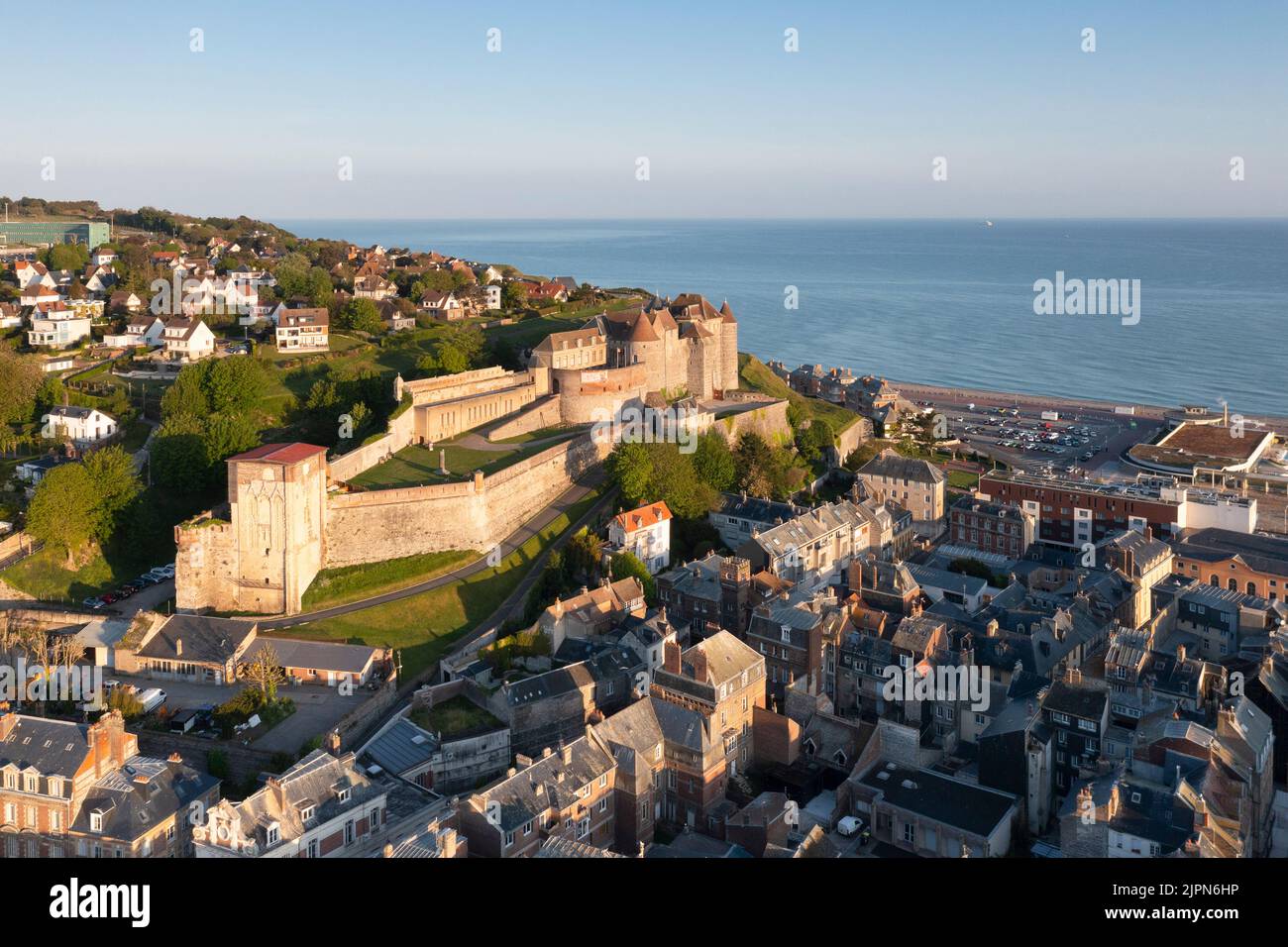 France, Seine-Maritime, Côte d'Albatre, pays de Caux, Dieppe, Château ...