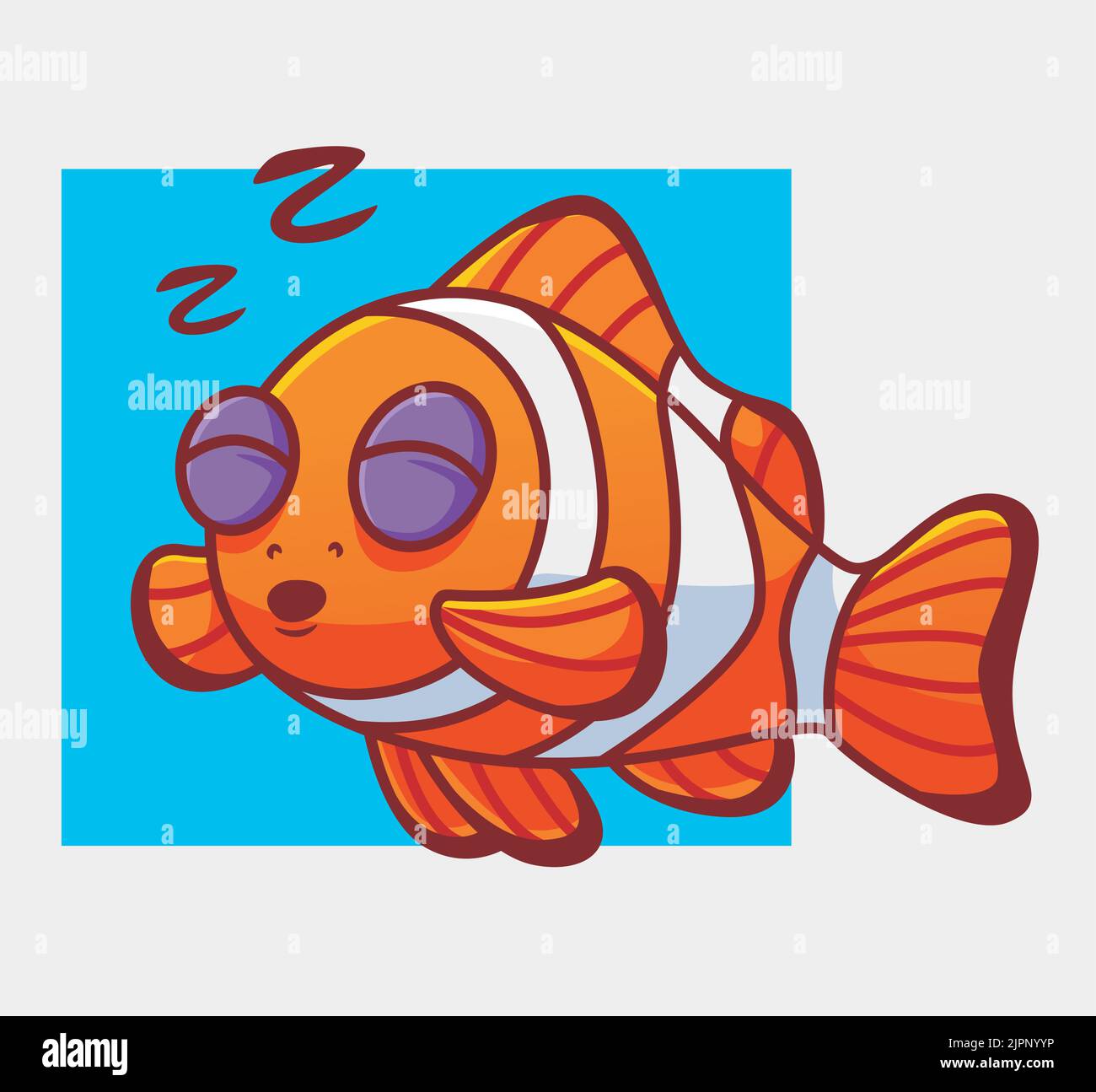 Logo endormi Banque d'images vectorielles - Alamy