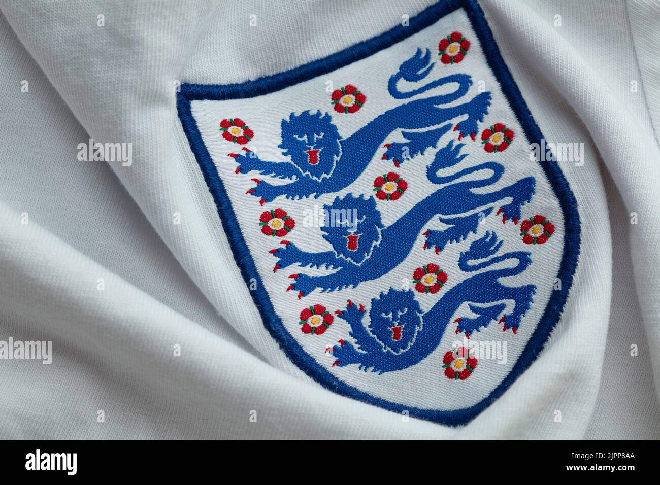 LONDRES, Royaume-Uni - 2022 août : emblème national des trois lions sur ...