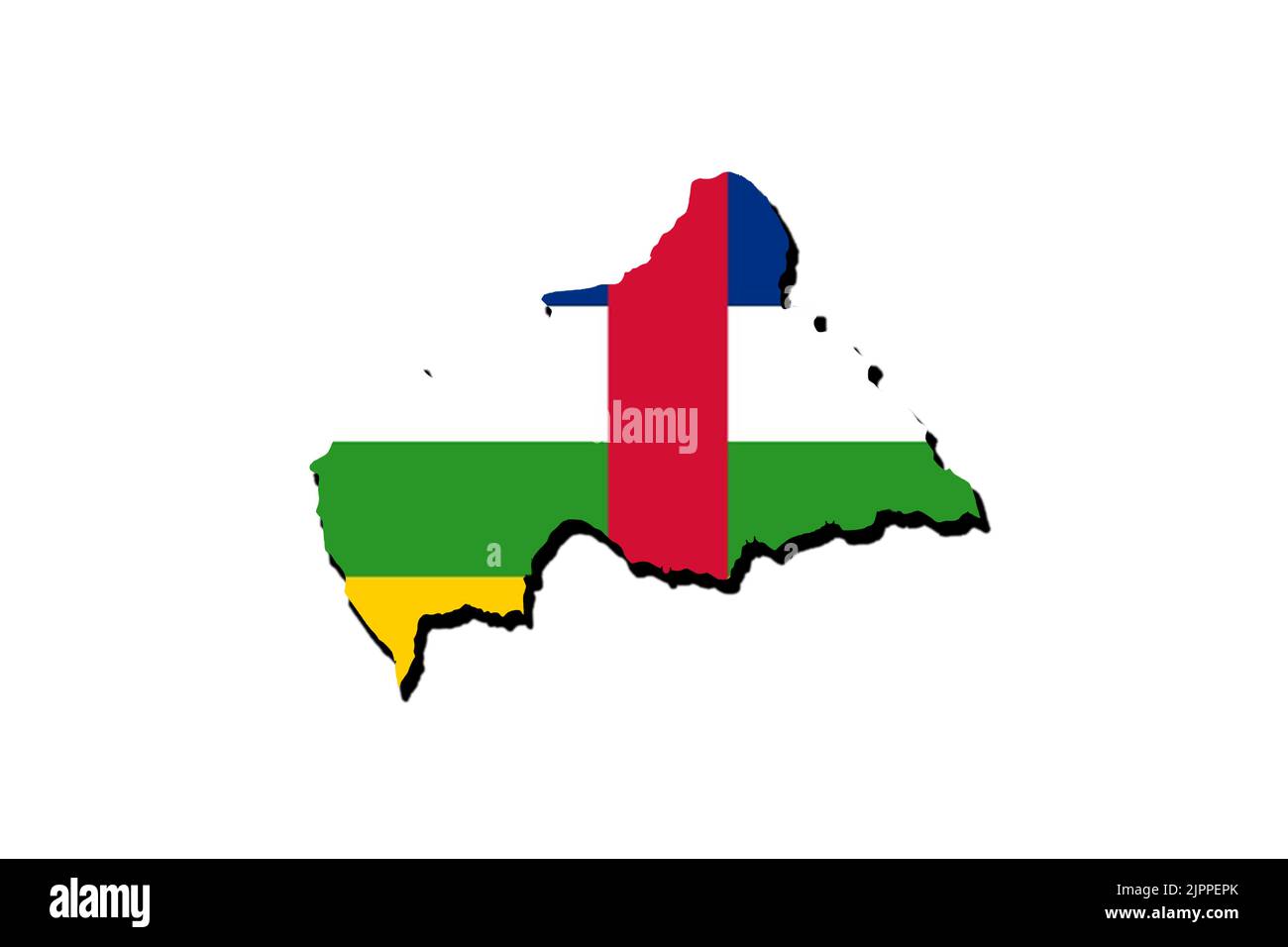 Carte de la république centrafricaine Banque de photographies et d’images à haute résolution - Alamy