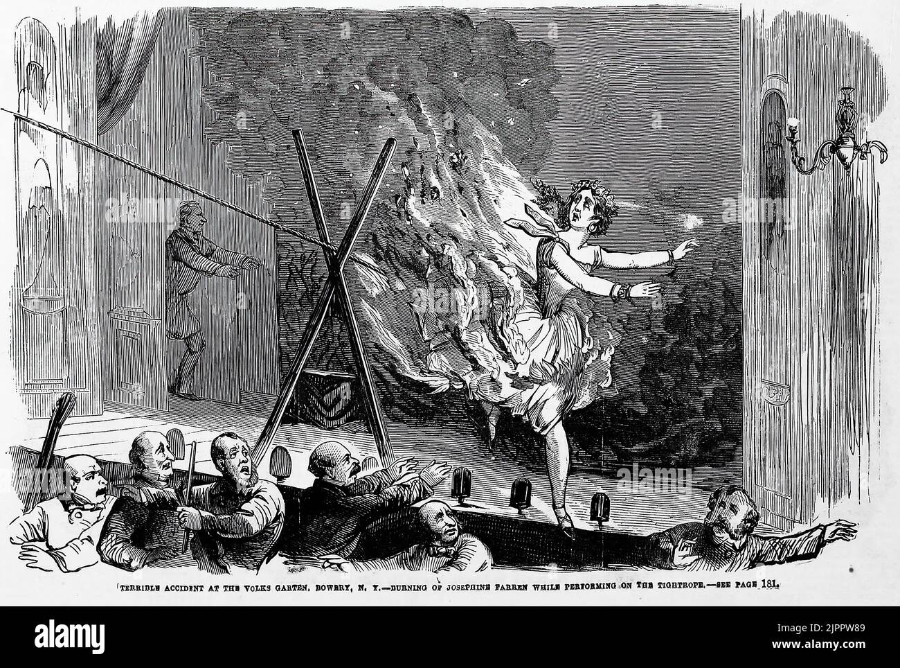 Gravure vintage danseuse de ballet Banque de photographies et d’images ...