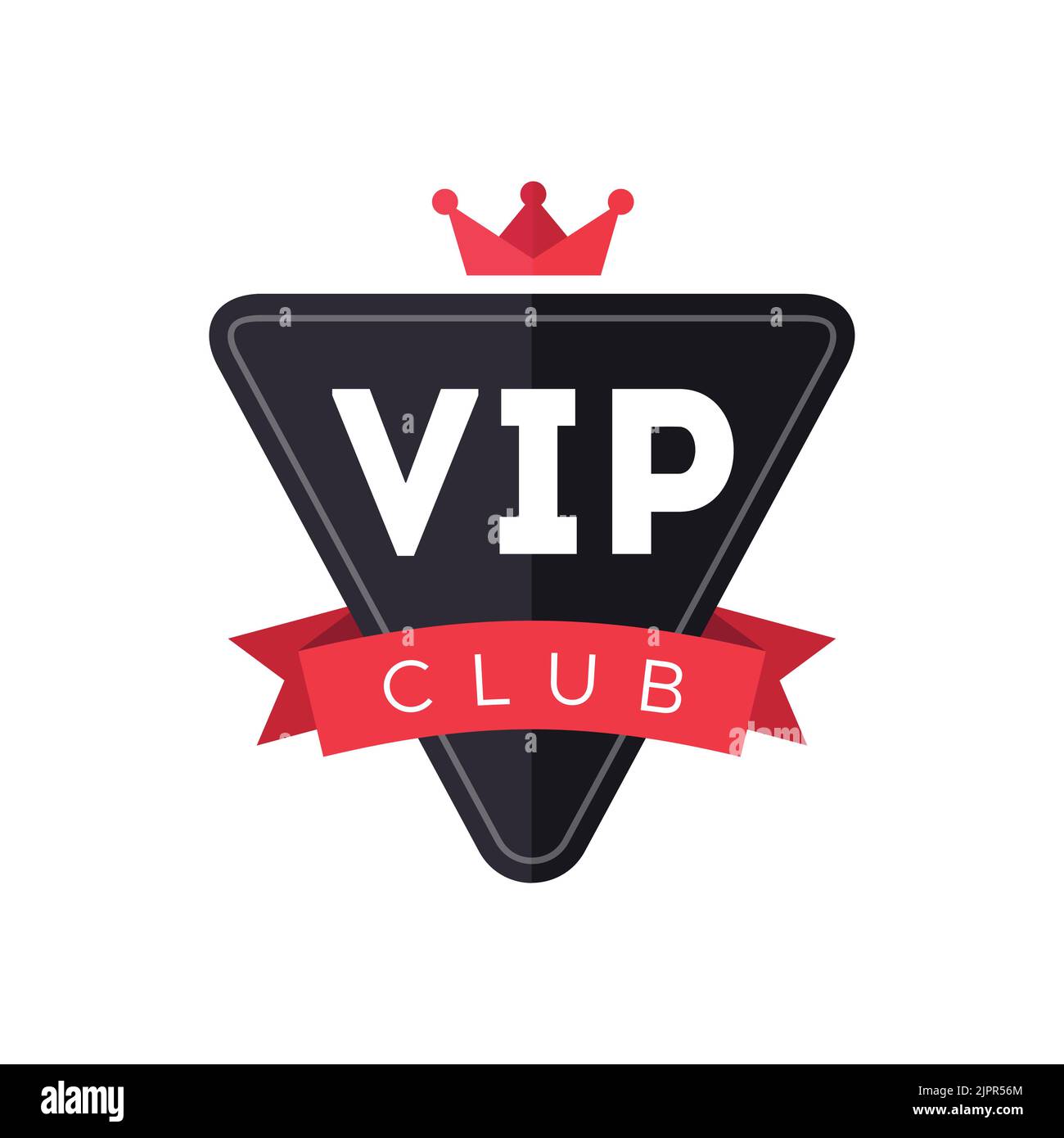 Logo du club VIP. Badge de membre exclusif. Emblème VIP du club avec ...