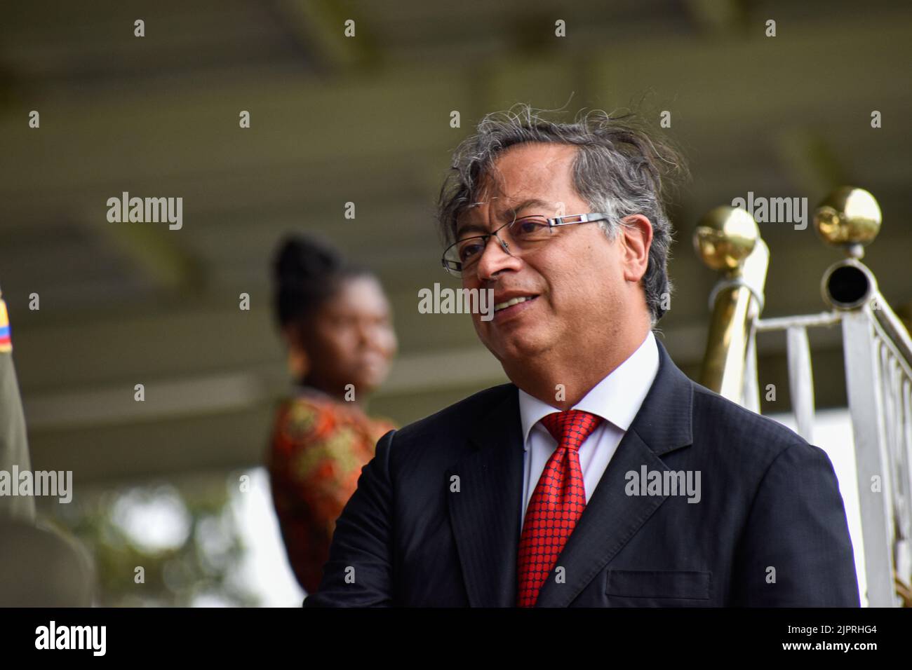 Bogota, Colombie. 19th août 2022. Le président colombien Gustavo Petro ...