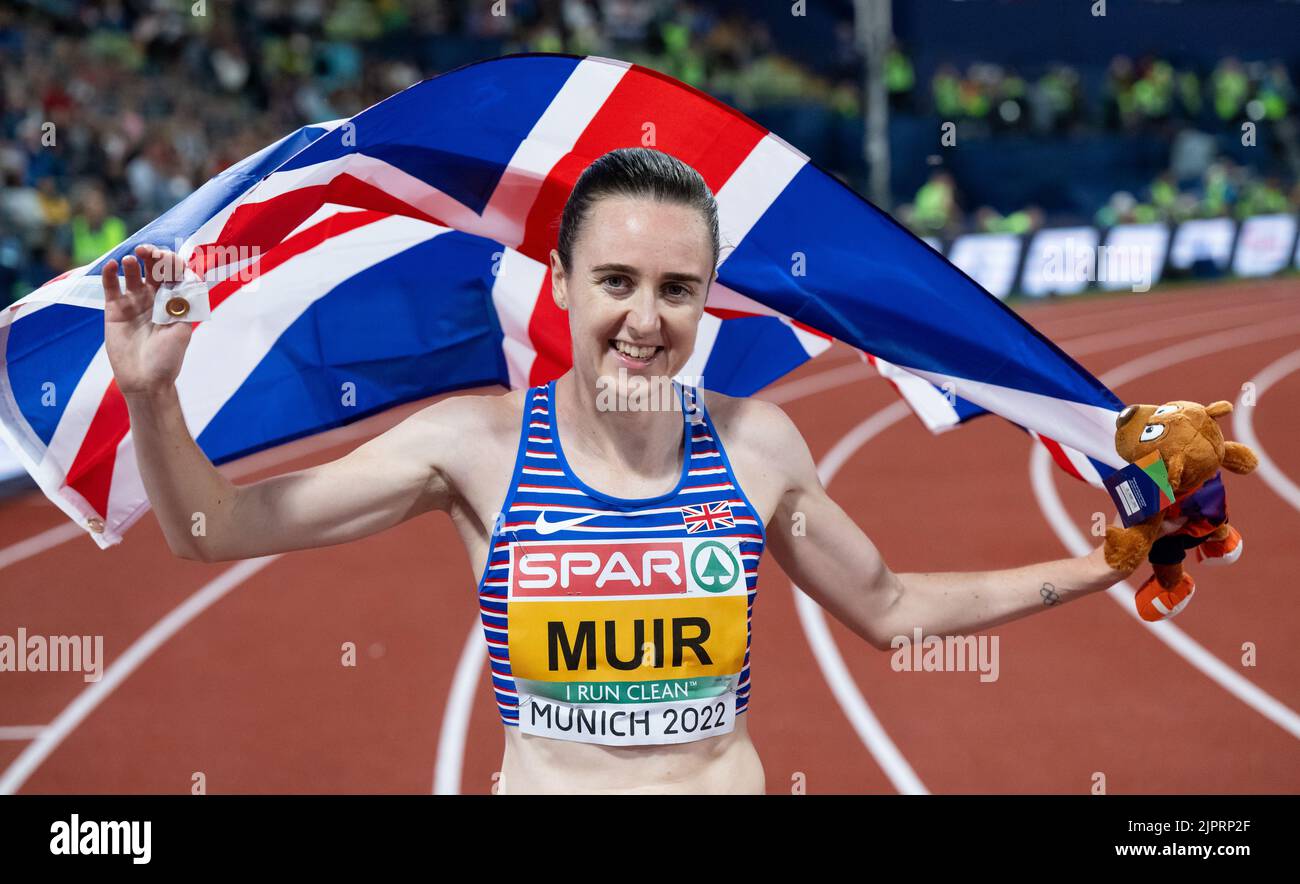 19 août 2022, Bavière, MŸnchen: Athlétisme: Championnats d'Europe ...