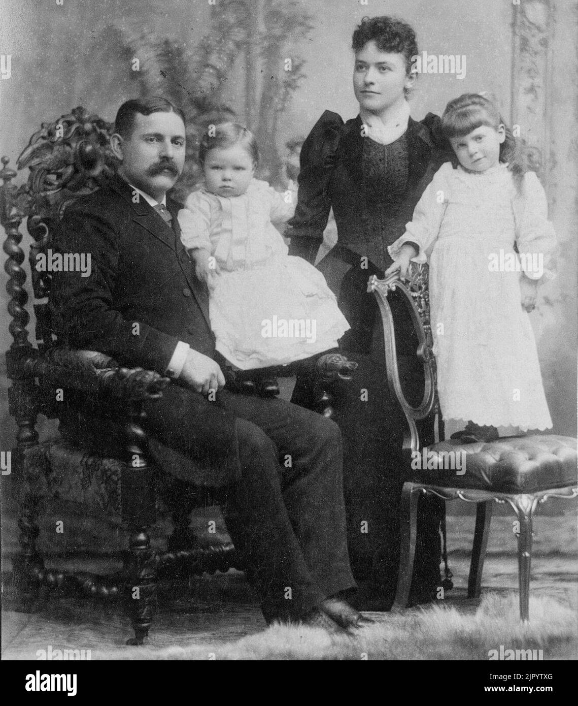 Ford famille Banque d'images noir et blanc - Alamy