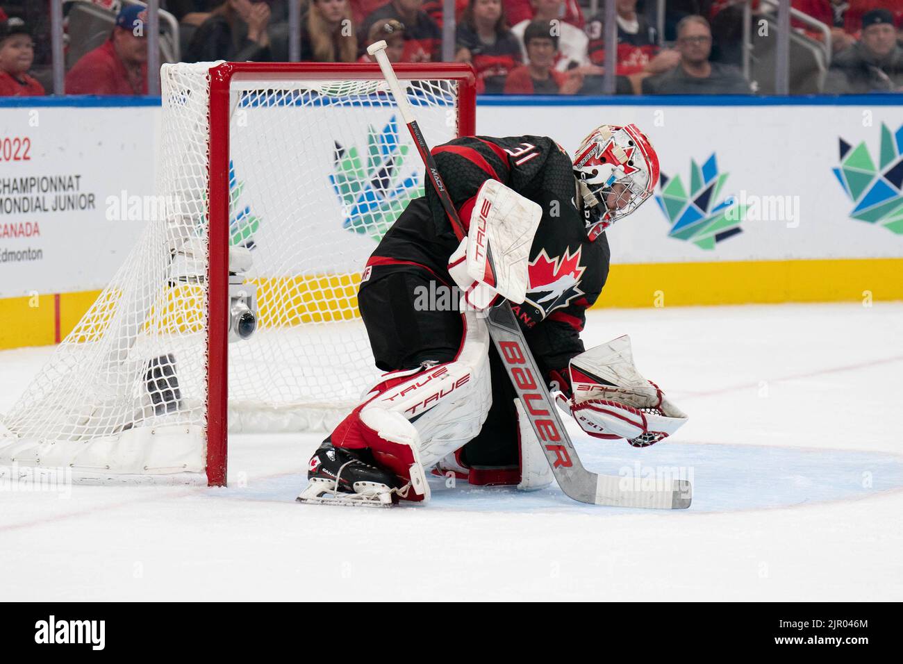 Edmonton, Alberta, Canada. 20th août 2022. DYLAN GARAND (31) du Canada ...