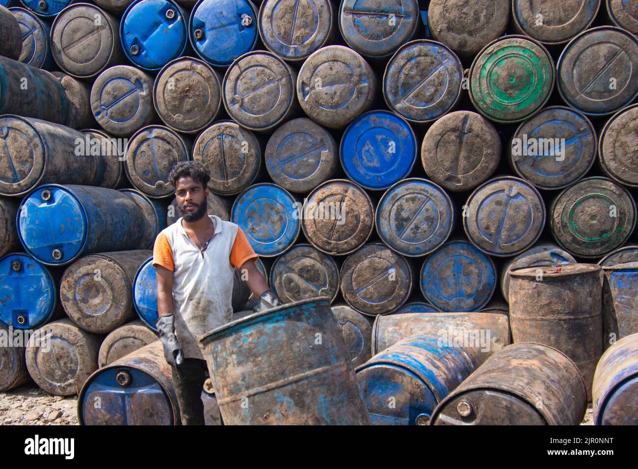 Stockage des bouteilles de gaz Banque de photographies et d’images à ...