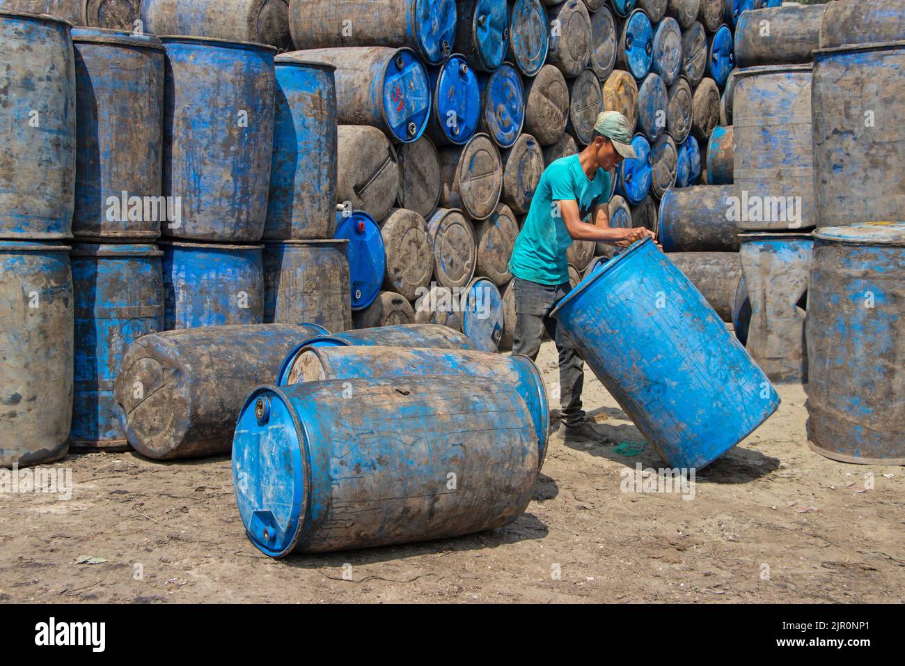 Stockage des bouteilles de gaz Banque de photographies et d’images à ...