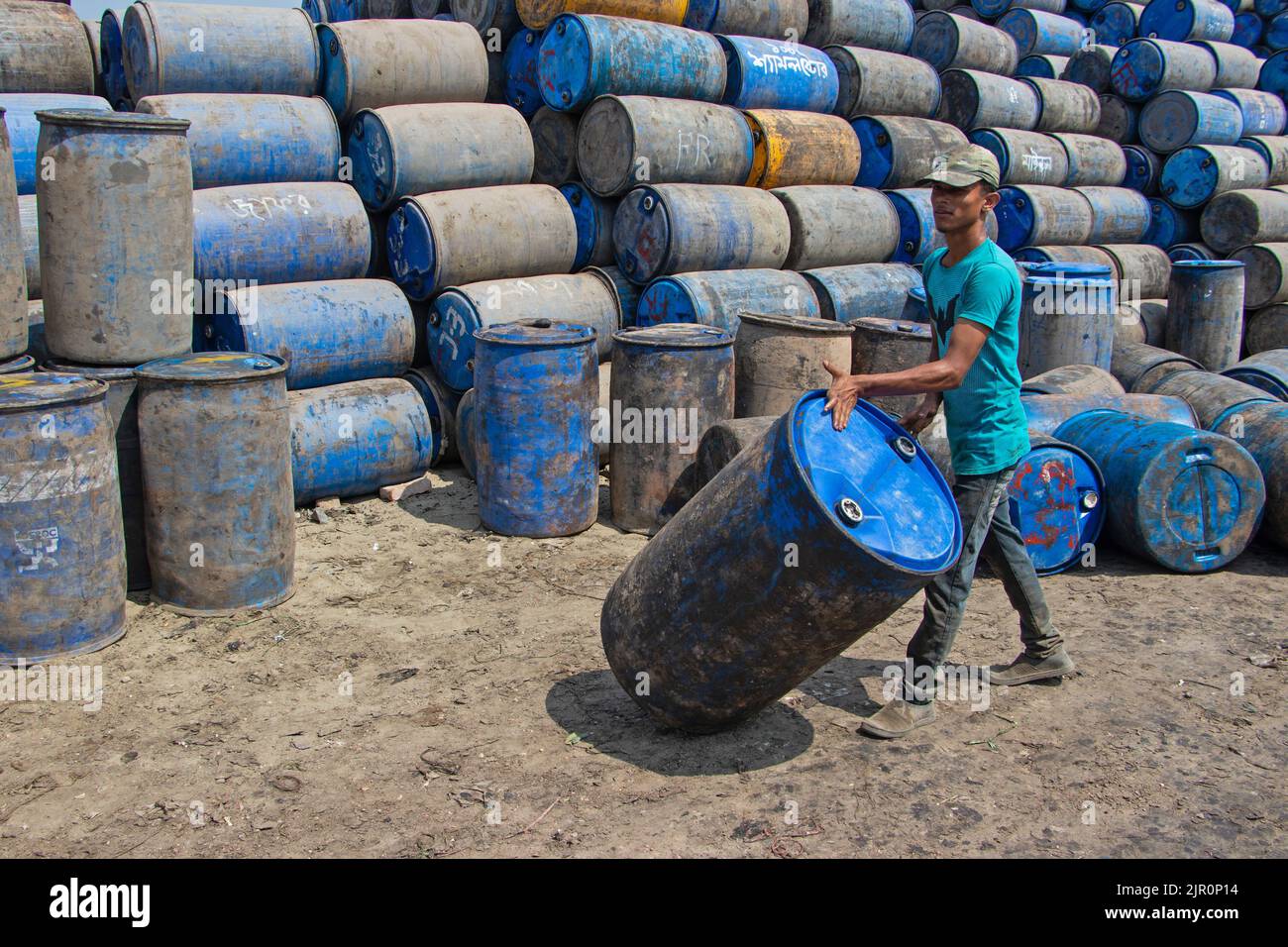 Stockage des bouteilles de gaz Banque de photographies et d’images à ...