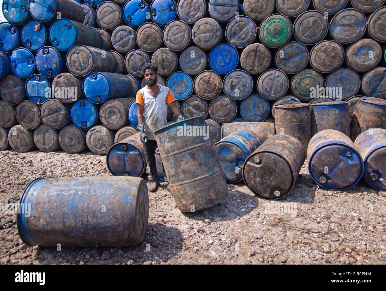 Stockage des bouteilles de gaz Banque de photographies et d’images à ...