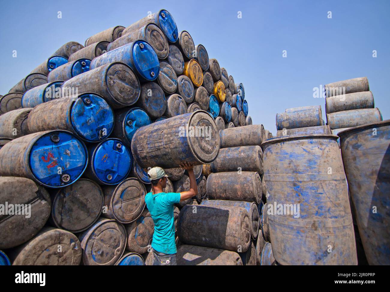 Stockage des bouteilles de gaz Banque de photographies et d’images à ...