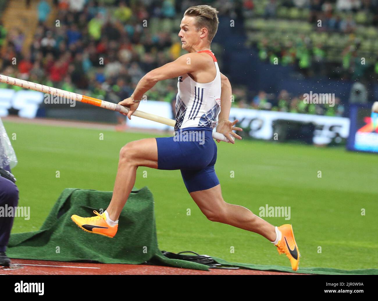Thibaut Collet de France pendant l'Athlétisme, Pole Vault hommes aux ...