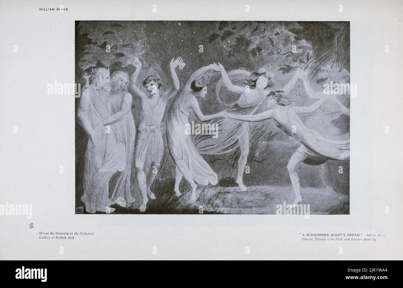 Titania and puck with fairies dancing Banque de photographies et d ...