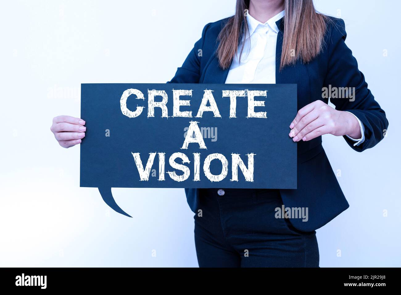 Inspiration montrant le signe Créer Une vision. Approche d'affaires ...