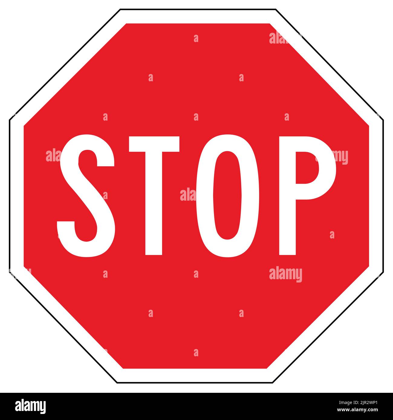 Panneau de signalisation de police Banque d'images détourées - Alamy