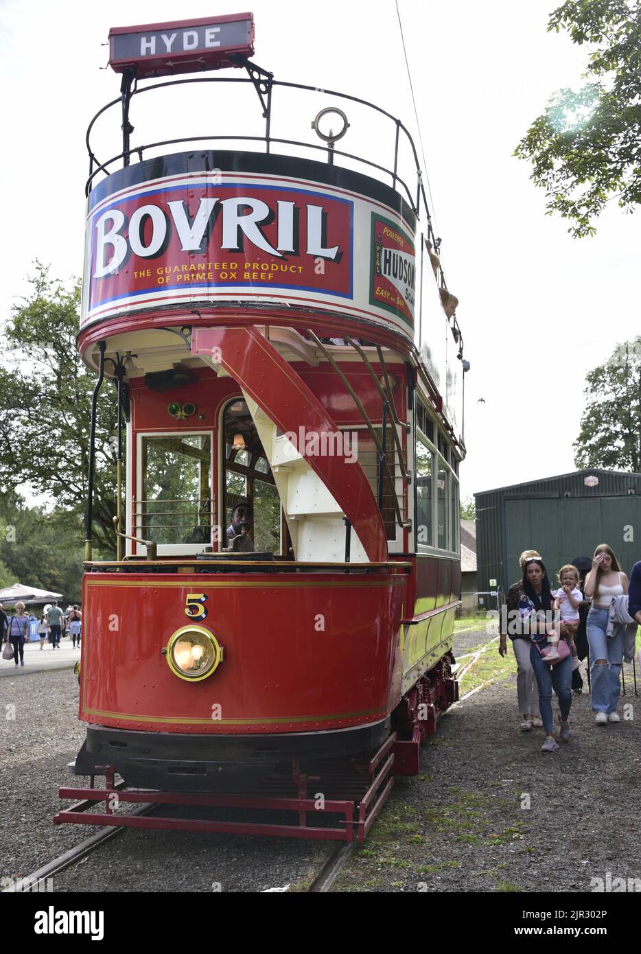 Manchester, Royaume-Uni. 21st août 2022. Le tramway Stockport 5, un ...