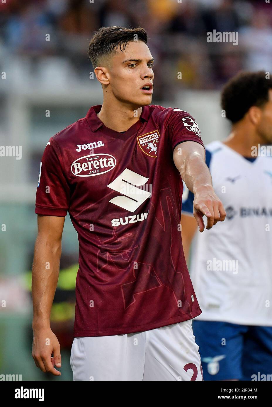 Samuele Ricci de Torino FC gestes pendant la série Un match de 2022/23 ...