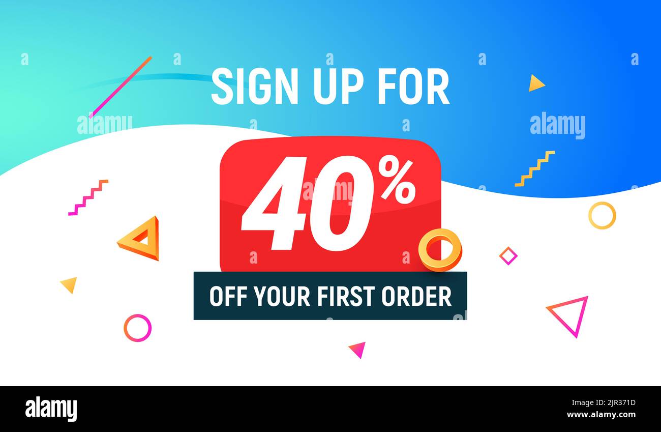 Code coupon rabais 40 inscrivez-vous à l'offre publicitaire. Promotion ...