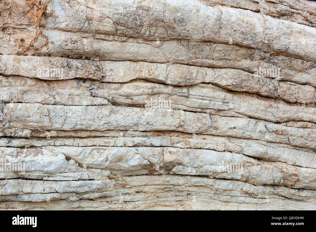 les différentes couches anciennes de la formation de roche de pierre ...