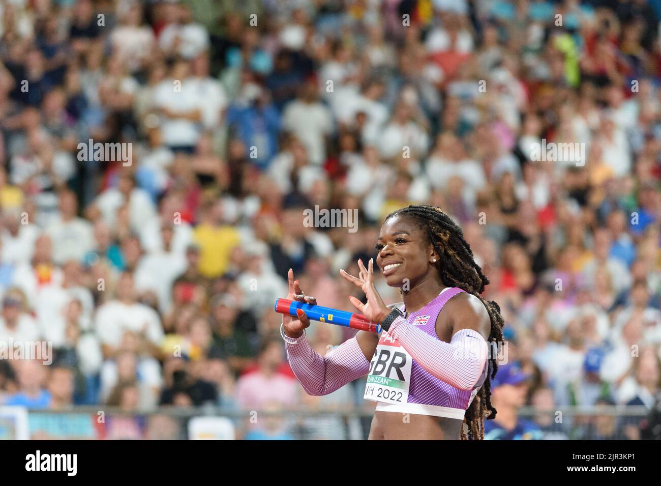 Relais 4x100m feminin munich Banque de photographies et d’images à haute résolution - Alamy