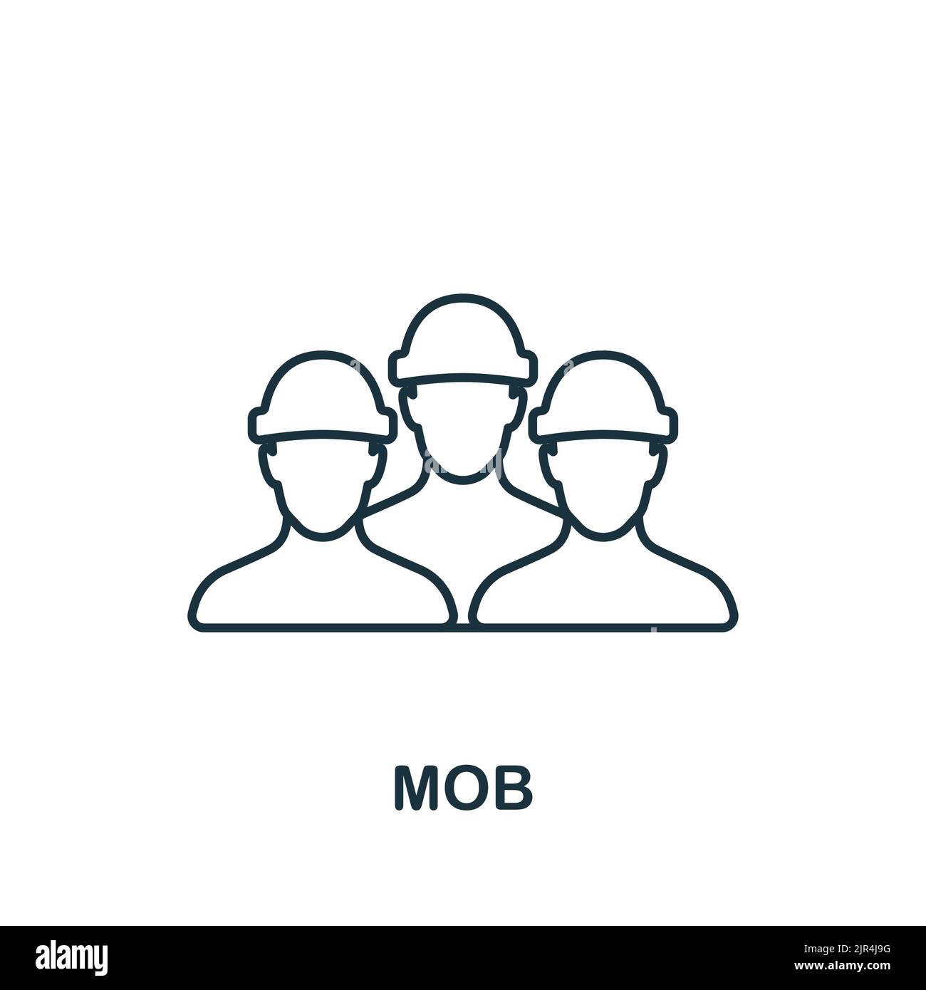 Mobbing flash Banque d'images vectorielles - Alamy