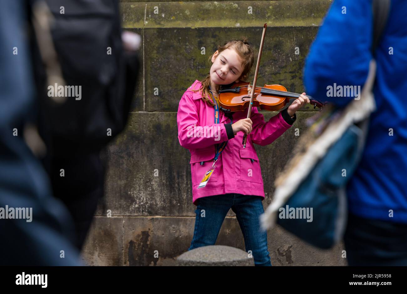 Royal Mile, Édimbourg, Écosse, Royaume-Uni, 22nd août 2022. Artistes ...