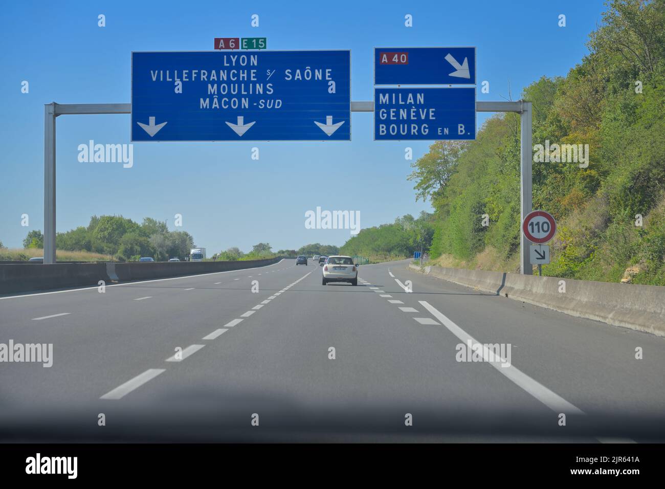 Autoroute a6 fr Banque de photographies et d’images à haute résolution ...