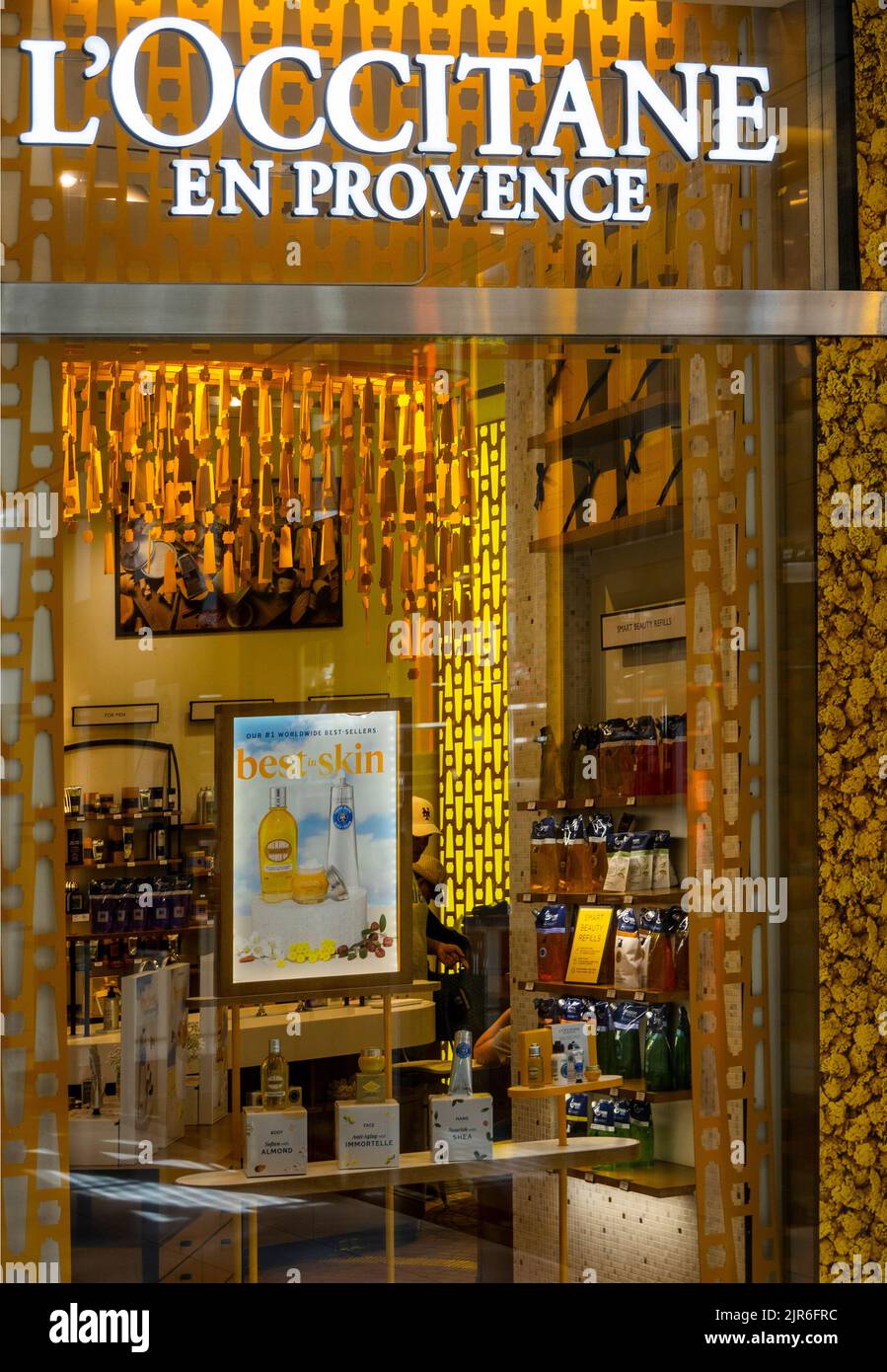 Magasin l'Occitane en Provence au Westfield World Trade Center, dans le ...