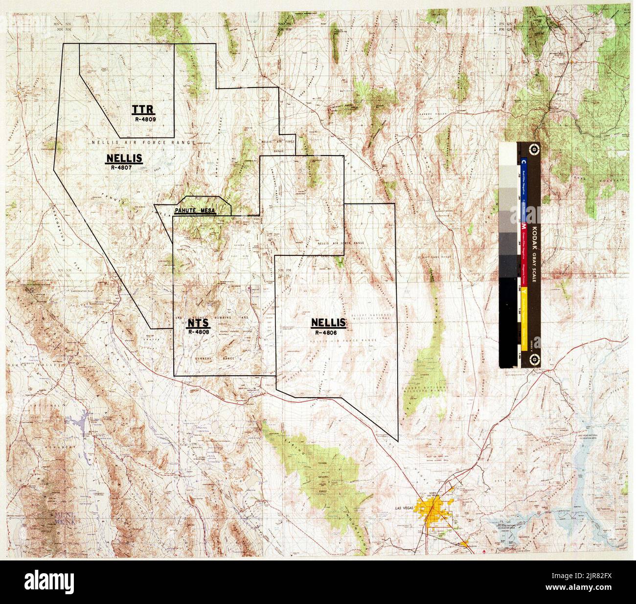 A810327 NELLIS AIR FORCE RANGE AERIAL MAP ADAM TRUJILLO (PROJECT ...