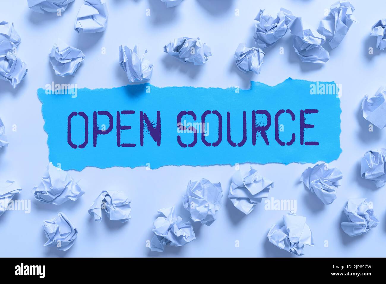 Écriture affichage de texte Open Source, Word écrit sur le logiciel de ...