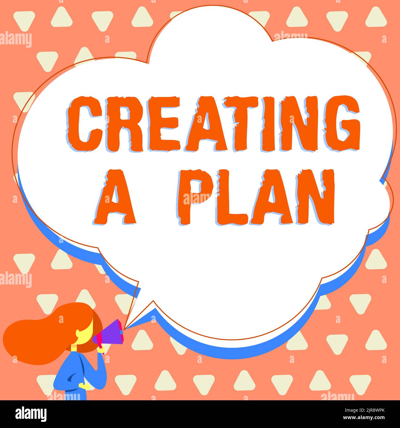 Affichage conceptuel création D'Un plan, photo conceptuelle établir les ...