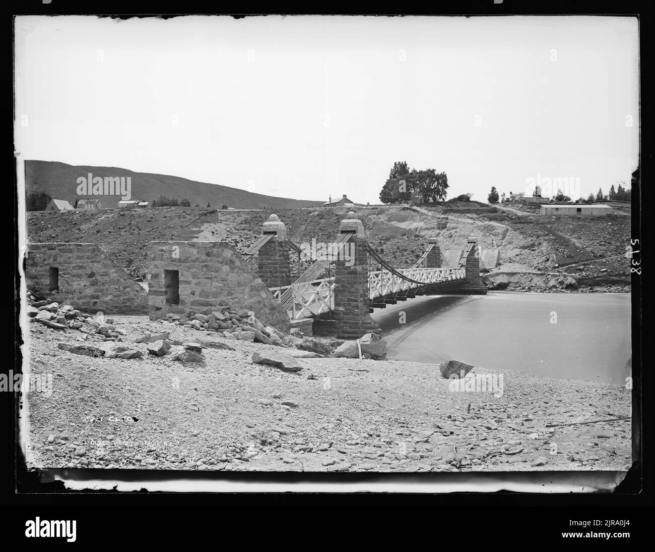 Campbell river central Banque d'images noir et blanc - Alamy