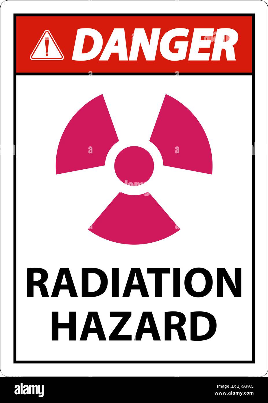 Radiation hazard sign Banque de photographies et d’images à haute ...