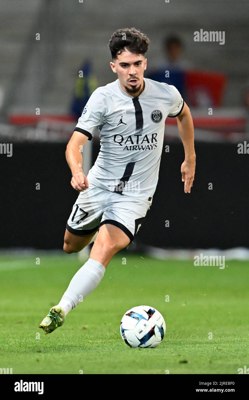 LILLE - V'tor Machado Ferreira Vitinha de Paris Saint-Germain lors du ...