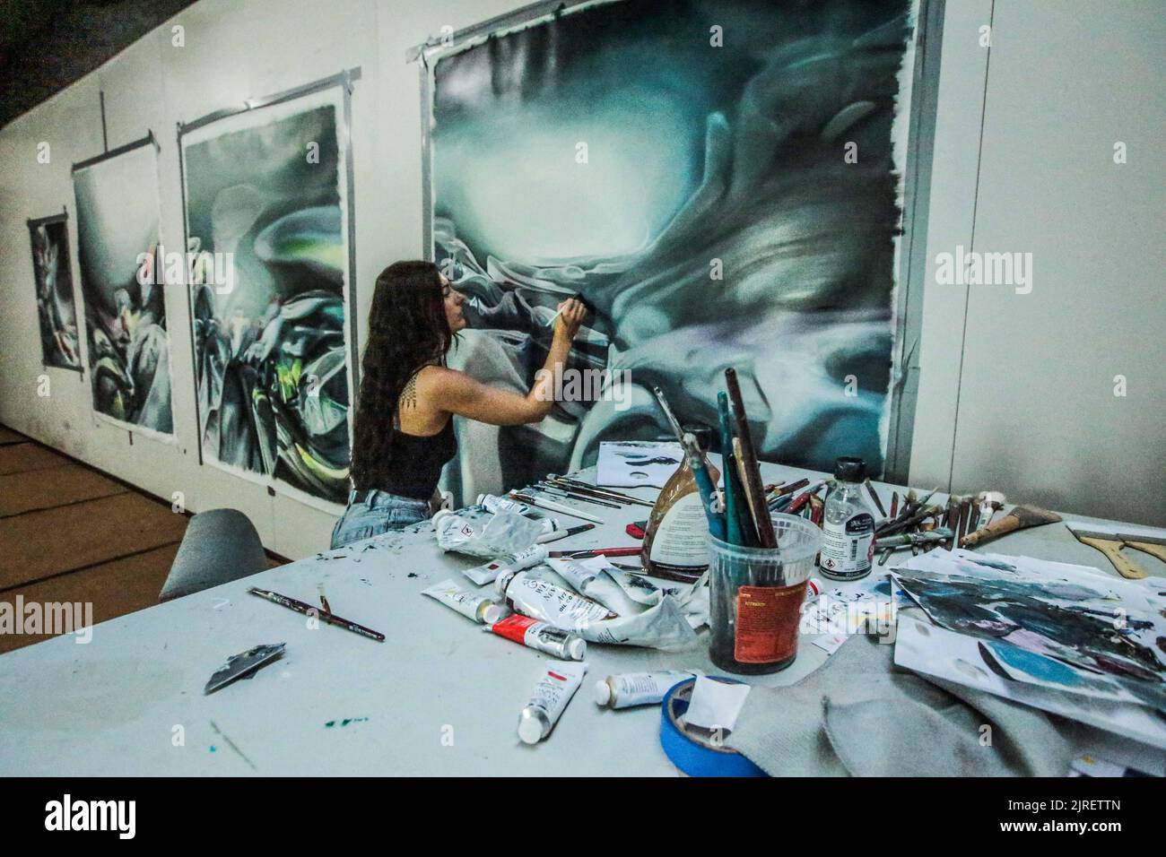 Peintures de galaxie Banque de photographies et d’images à haute ...