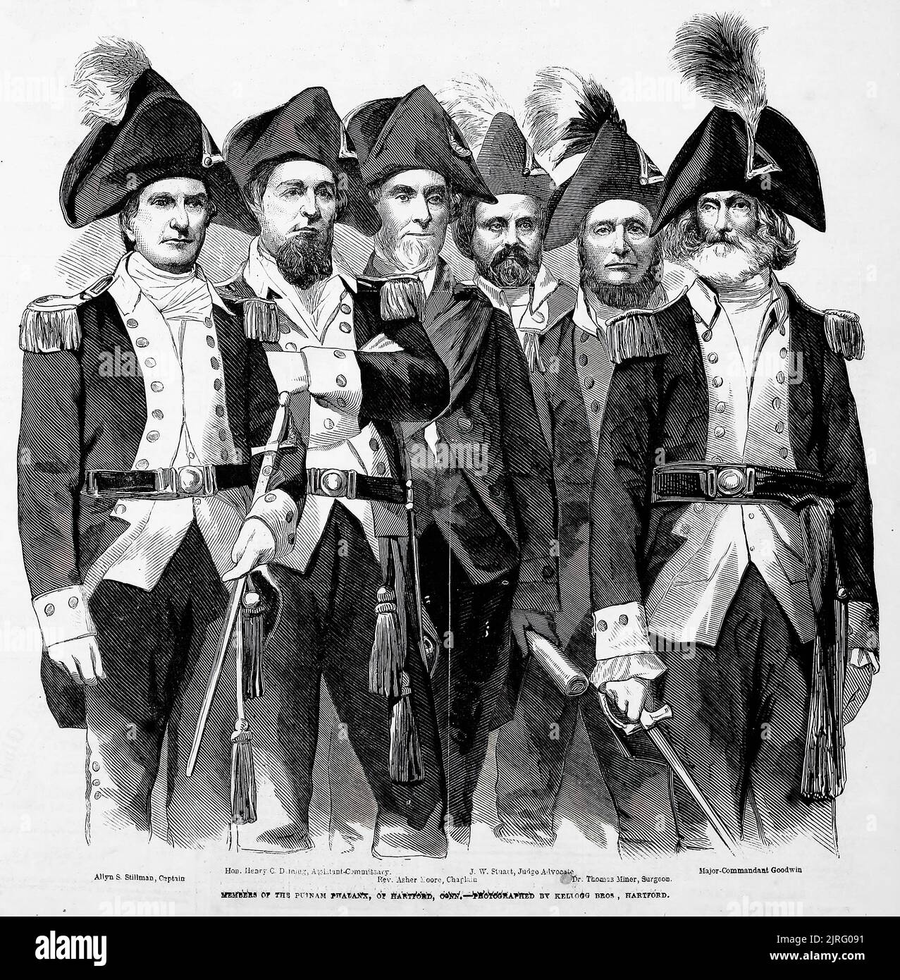 Membres du Putnam Phalanx, de Hartford (Connecticut) - Allyn S ...