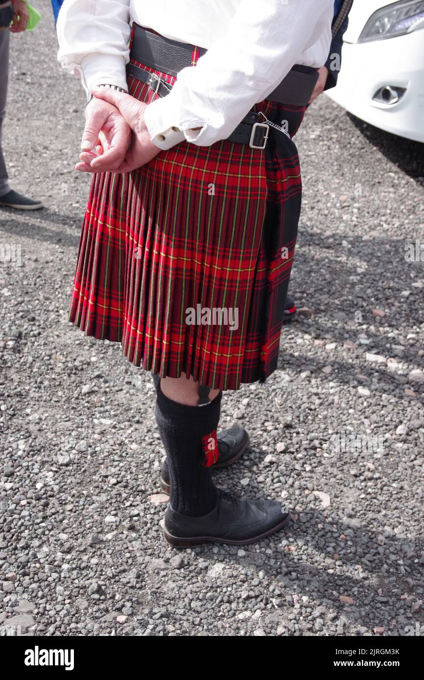 Costume traditionnel écossais kilt homme Banque de photographies et d ...