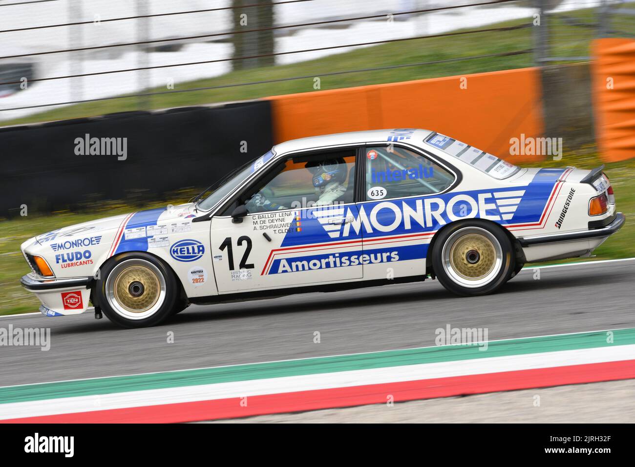 Scarperia, 3 avril 2022 : BMW 635 CSI GR. 2 1983 conduit par Unknown en ...