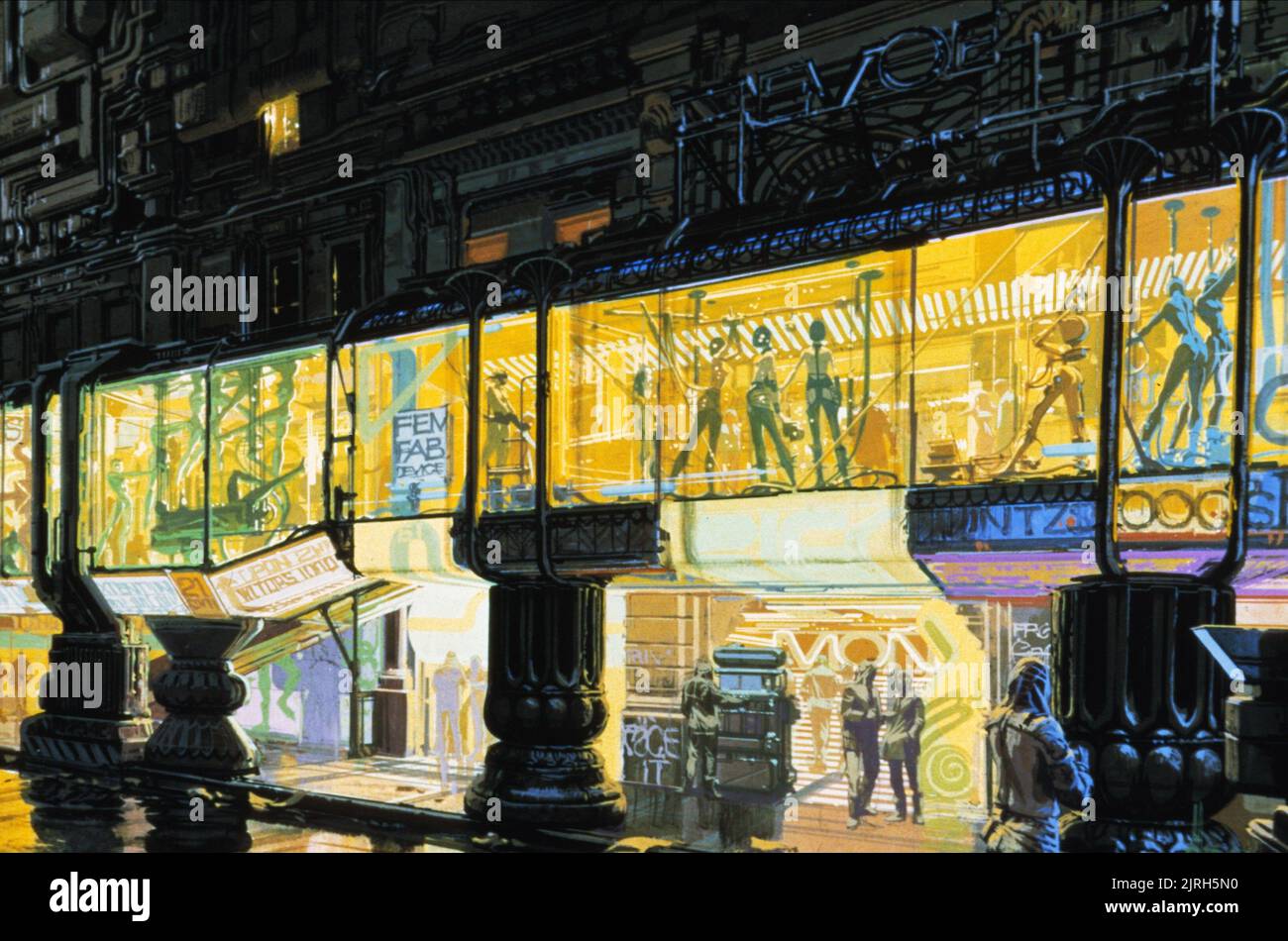 Blade runner film set Banque de photographies et d’images à haute ...