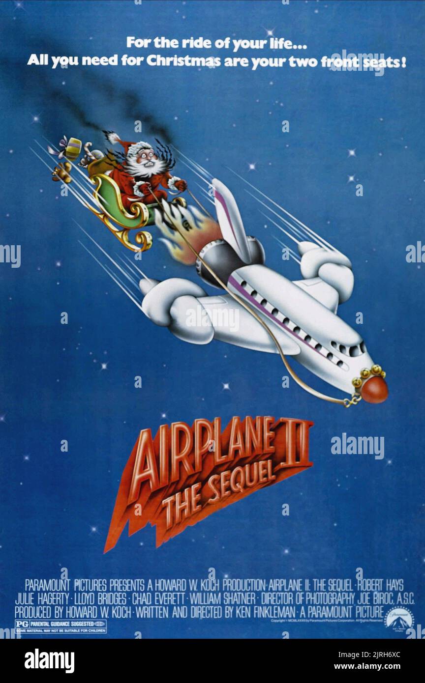 Airplane movie poster Banque de photographies et d’images à haute ...