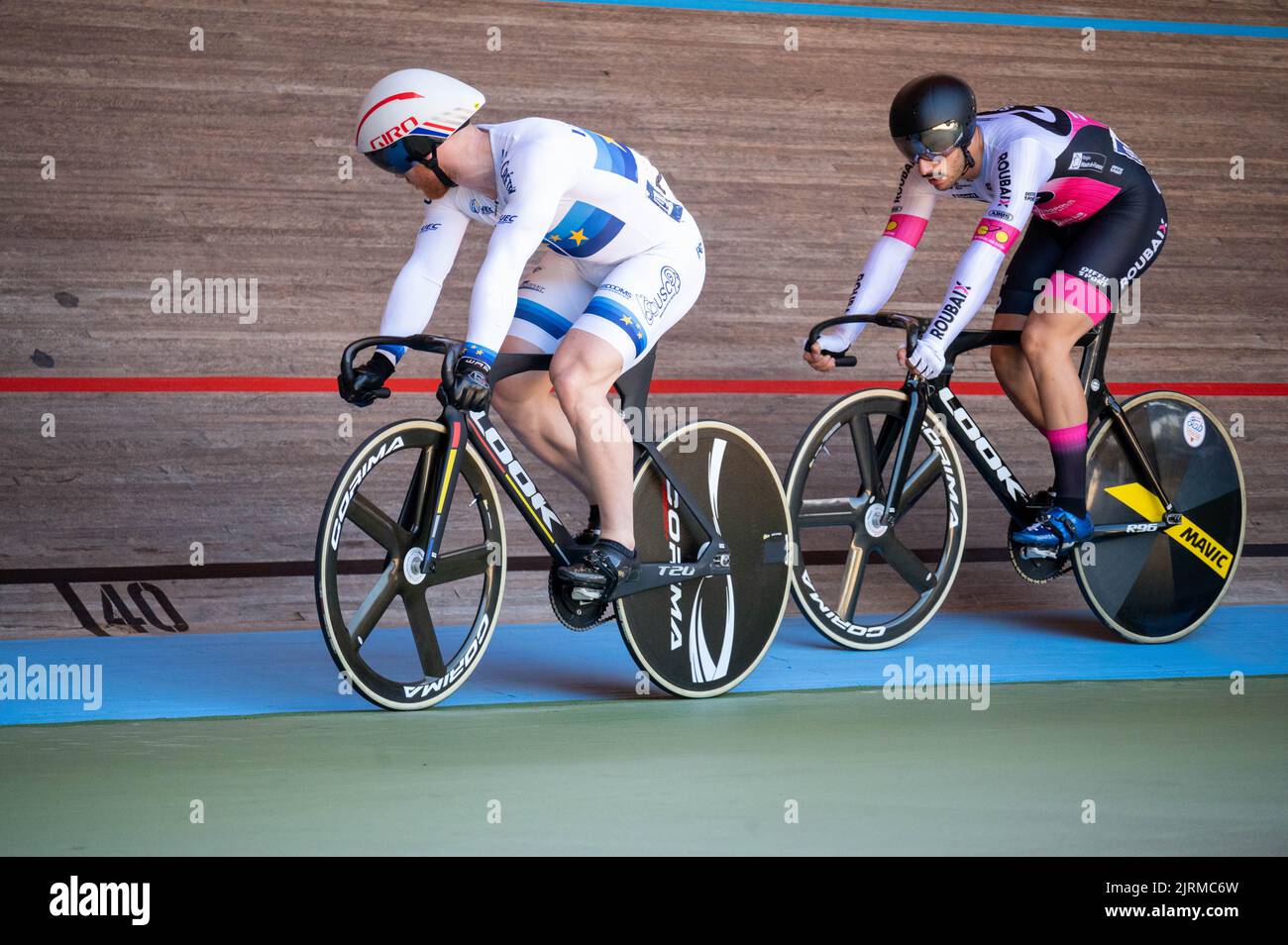 Sébastien VIGIER, sprint masculin pendant la course cycliste Français ...