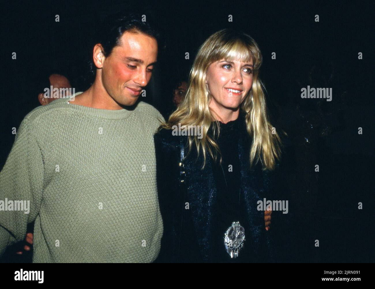 Olivia Newton-John et Matt Lattanzi Circa années 80 crédit: Ralph ...