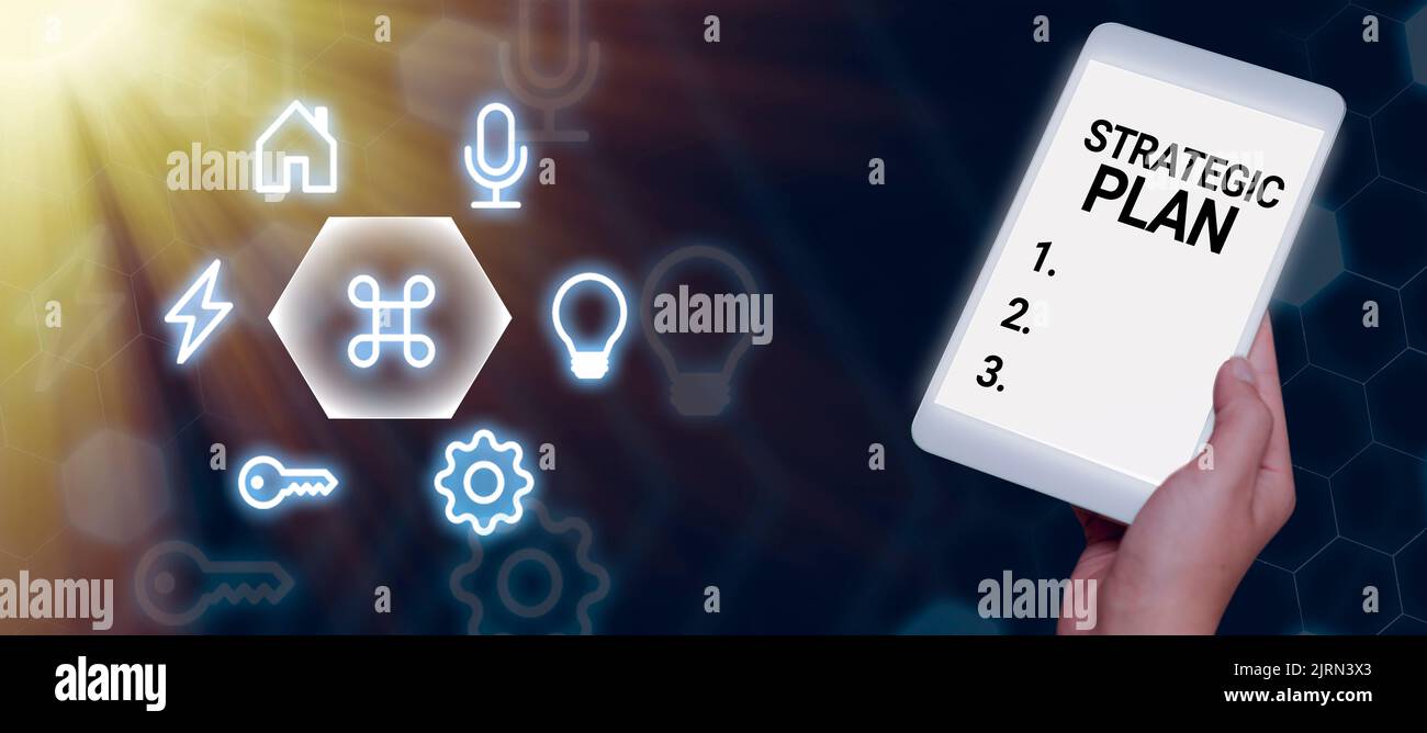 Affichage conceptuel processus Plana stratégique de définition de la ...