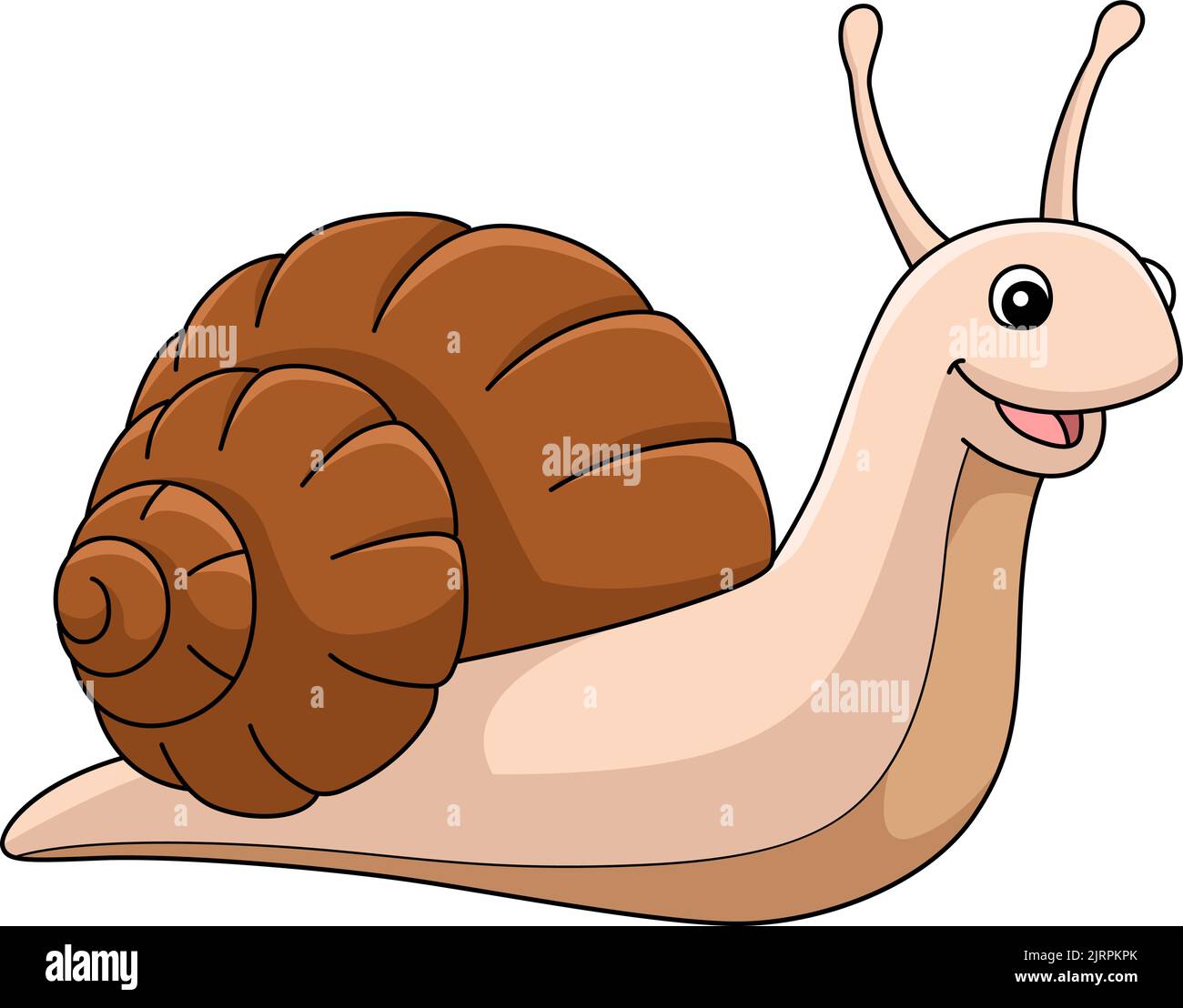 Illustration d'un dessin animé coloré sur un dessin animé d'un animal à ...