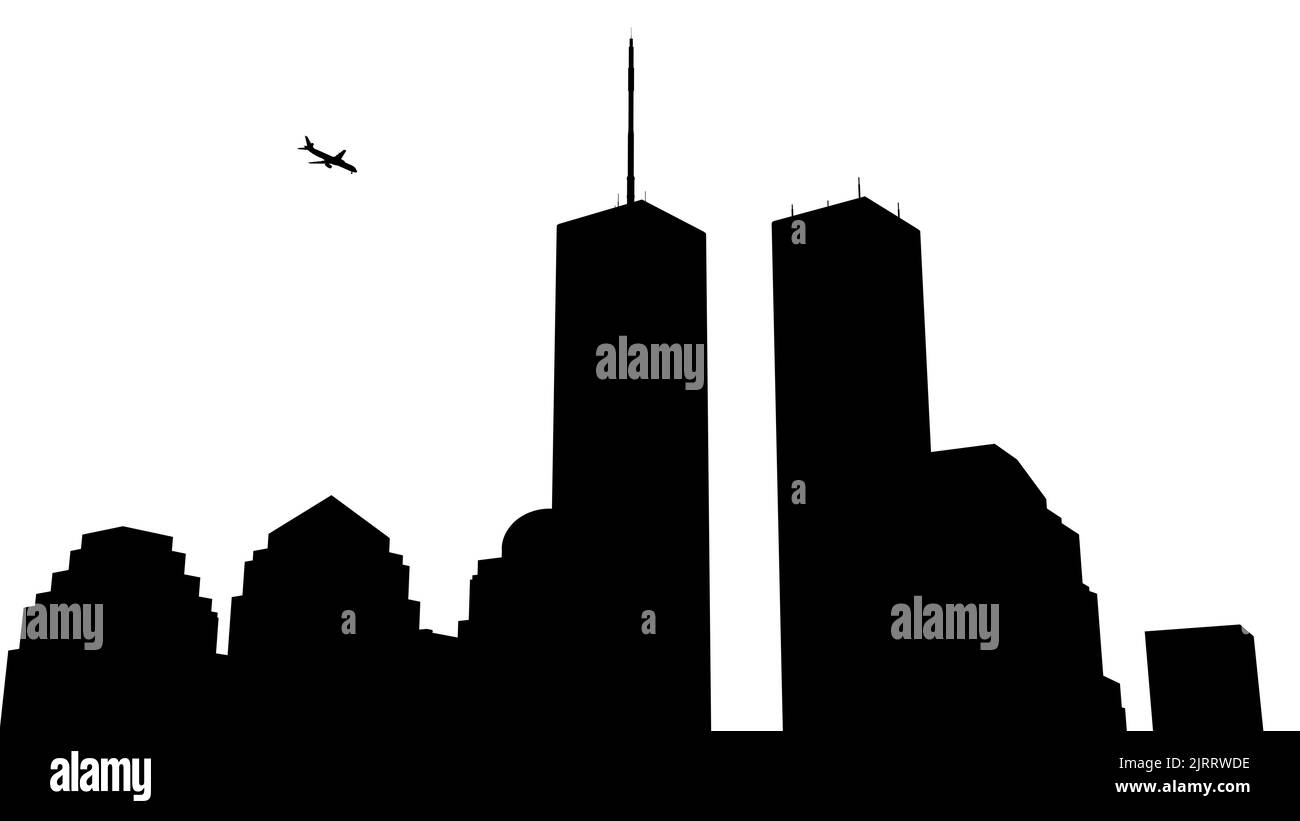 Silhouette de collision Banque d'images noir et blanc - Alamy