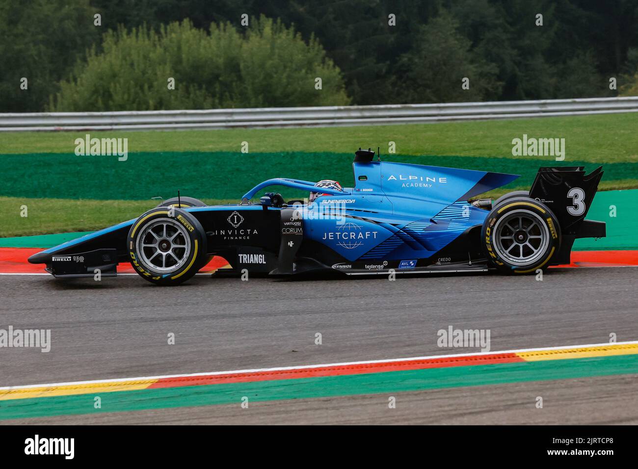 03 DOOHAN Jack (aus), Uni-Virtuosi Racing, Dallara F2, action lors de ...