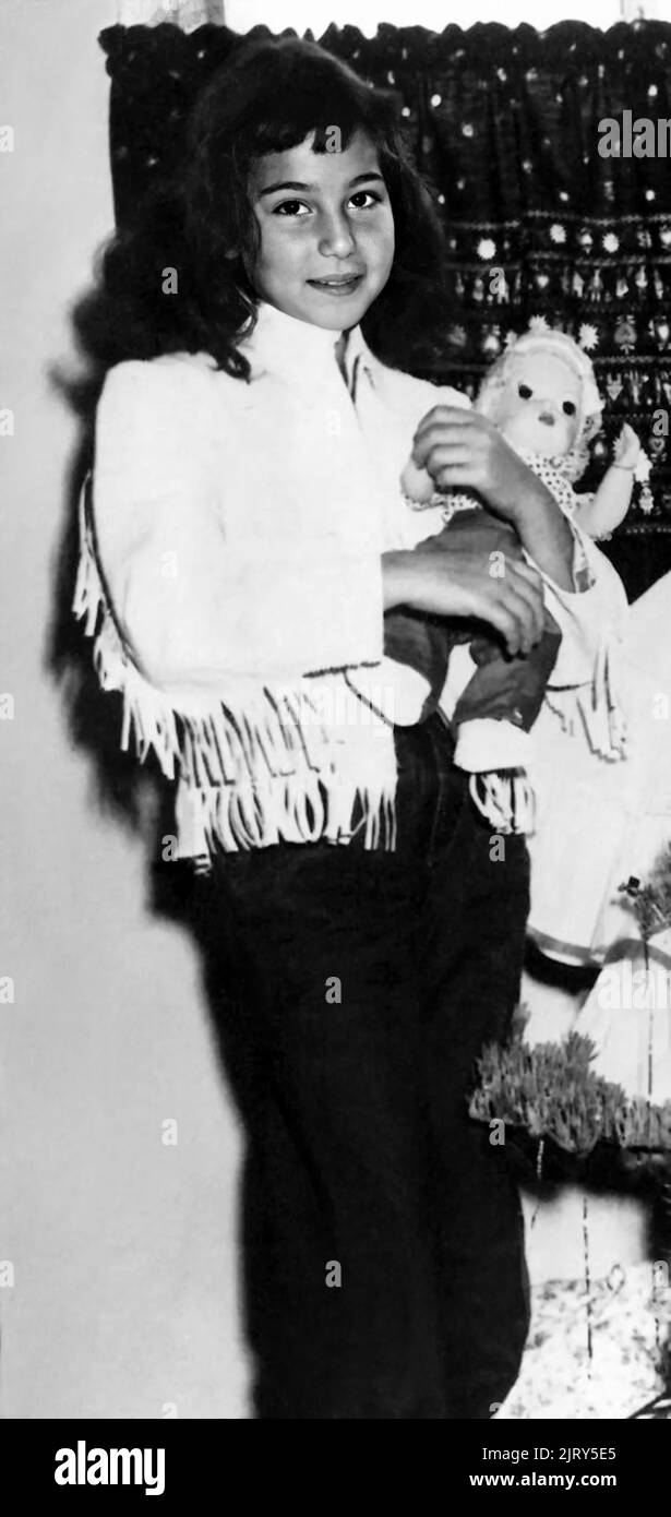 1956 , décembre , USA : la célèbre chanteuse et actrice pop américaine ...