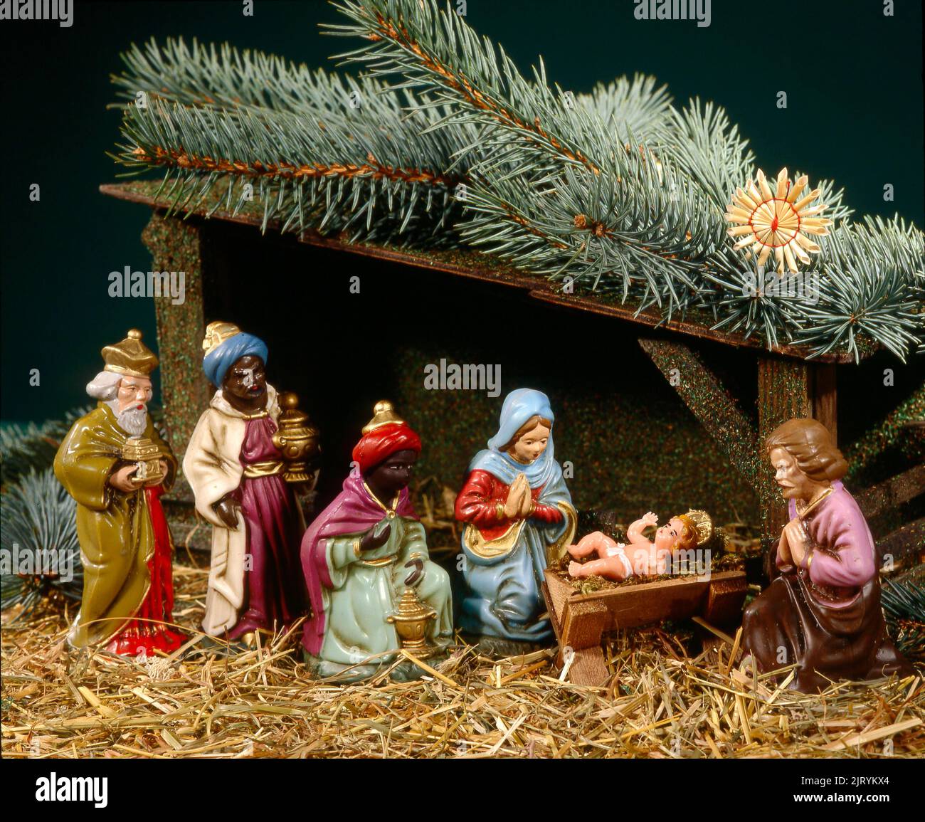 Berceau de Noël, naissance de Jésus-Christ, temps de Noël, Avent ...