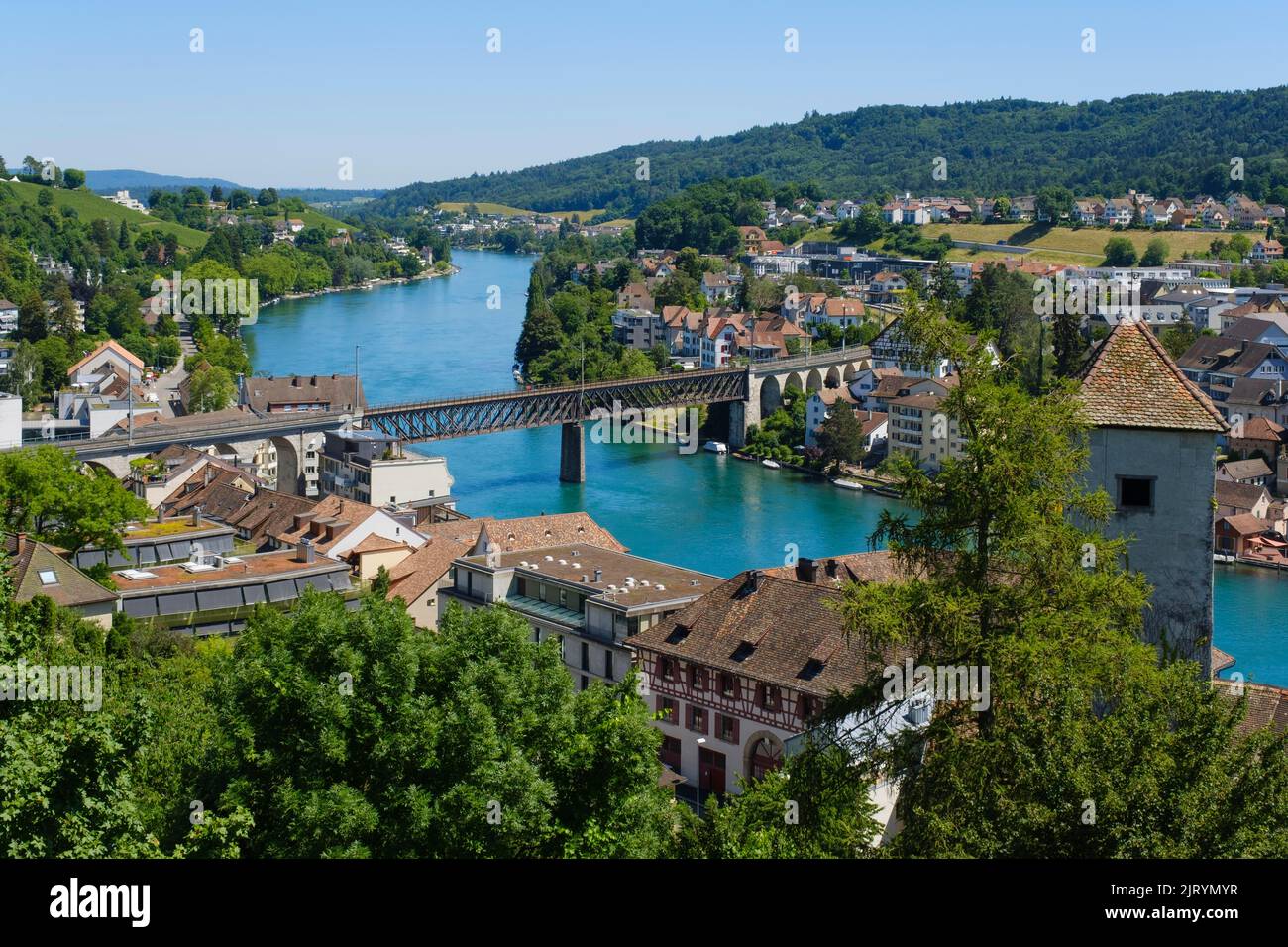 Vue depuis la forteresse munot Banque de photographies et d’images à ...